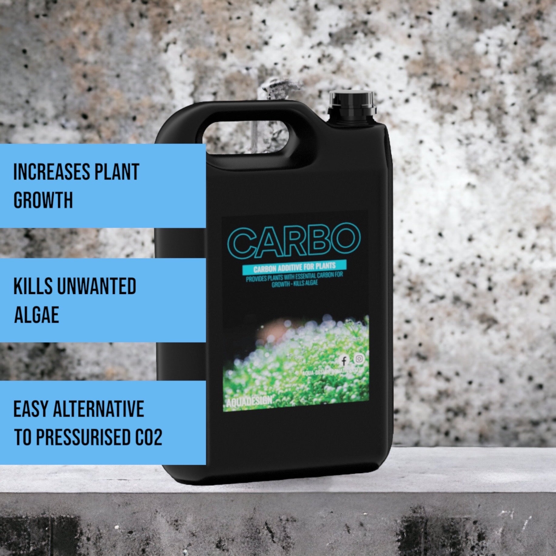 Aqua Design CARBO Liquid Carbon Plant Fertiliser 5000ml – Aqua Design ...